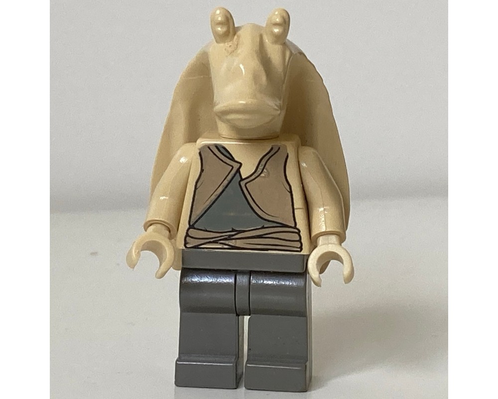 LEGO Set fig-003613 Jar Jar Binks, Plain Head, Tan Torso | Rebrickable ...