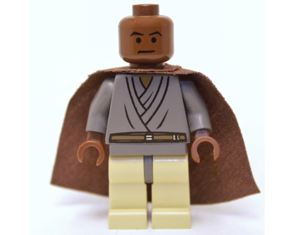LEGO Set fig-003664 Mace Windu, Tan Legs, Cape | Rebrickable - Build ...