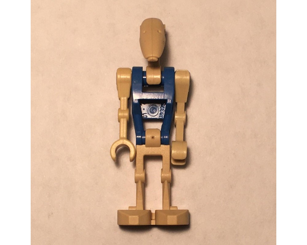 LEGO Set fig-003687 Battle Droid Pilot, Blue Torso, One Bent Arm, One ...