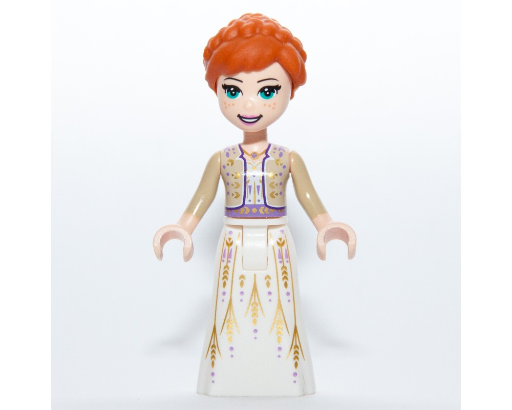 LEGO Set fig-003749 Anna - Tan Shirt, White Dress | Rebrickable - Build ...