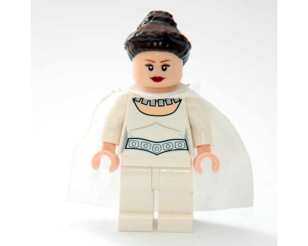 LEGO Set fig-003889 Princess Leia, White Robe, White Cape | Rebrickable ...
