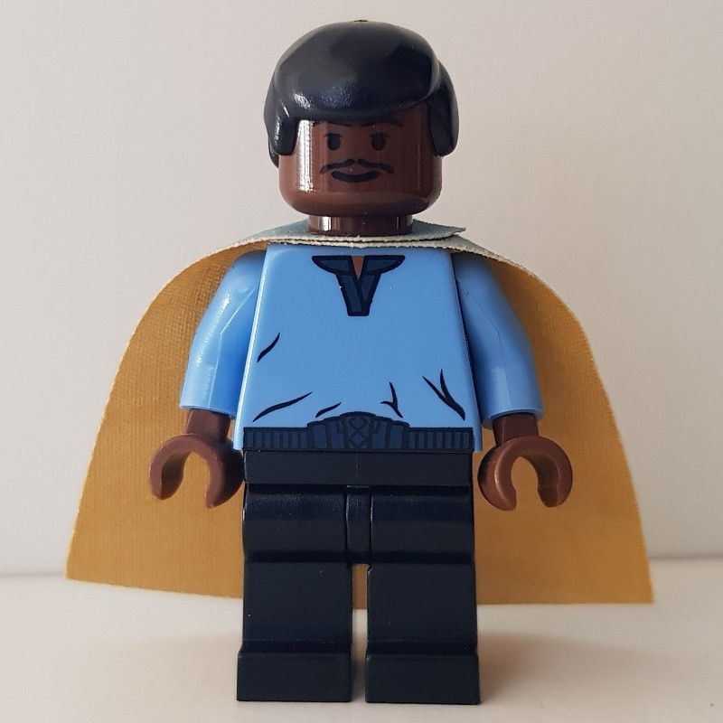 LEGO Set fig-003910 Lando Calrissian, Yellow and Blue Cape (3626b Head ...