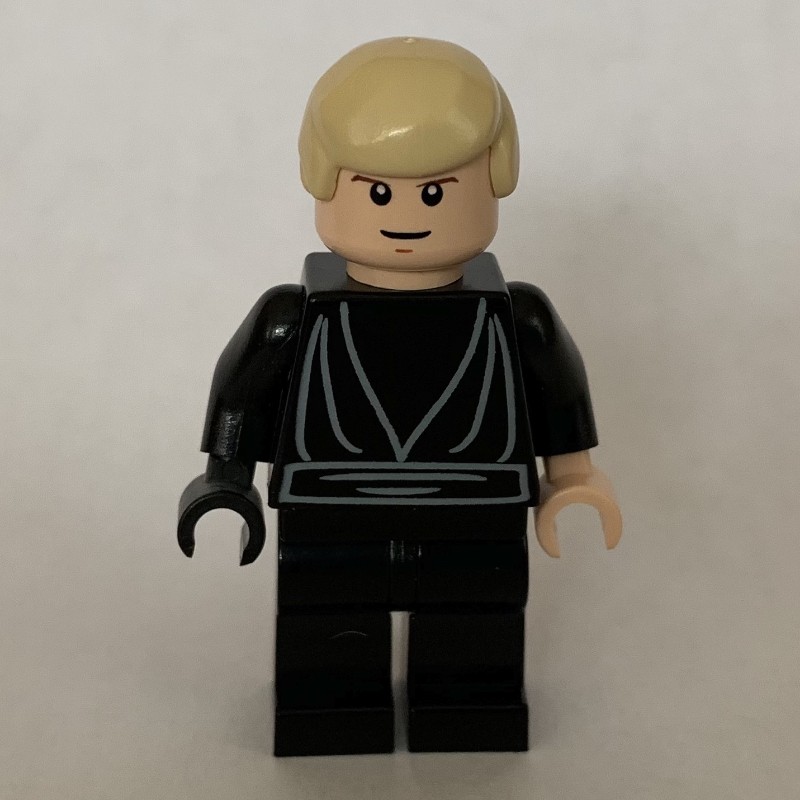 LEGO Set fig-003949 Luke Skywalker, Black Robes, White Pupils ...