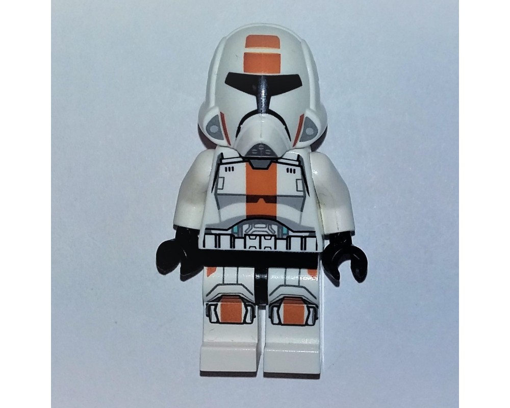 LEGO Set fig-003972 Republic Trooper, Brown Eyebrows and Cheek Lines ...