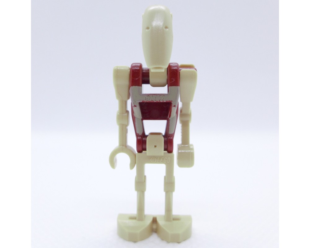 LEGO Set fig-004041 Battle Droid Security, Dark Red Torso with Tan ...