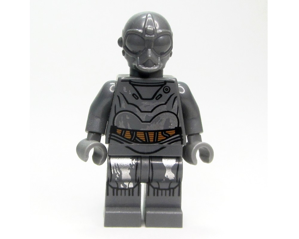 LEGO Set fig-004068 RA-7 Protocol Droid, Dark Bluish Gray | Rebrickable ...