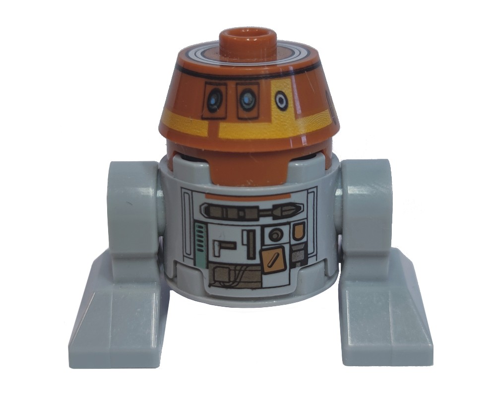 LEGO Set fig-004078 Astromech Droid, C1-10P (Chopper), Light Bluish ...