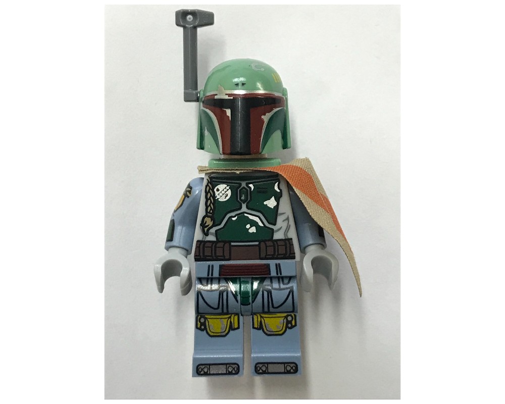 LEGO Set fig-004085 Boba Fett, Helmet, Jetpack Neckwear, Dark Tan ...