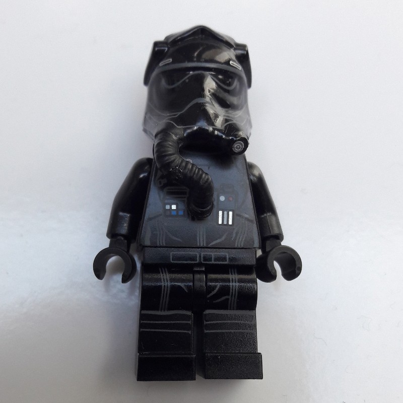 LEGO Set fig-004117 TIE Pilot, First Order, Two White Lines on Helmet ...