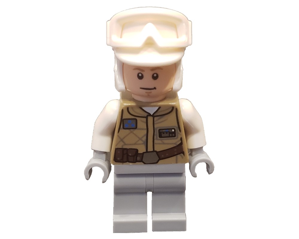 LEGO Set fig-004126 Luke Skywalker, Hoth Outfit, White Hat ...