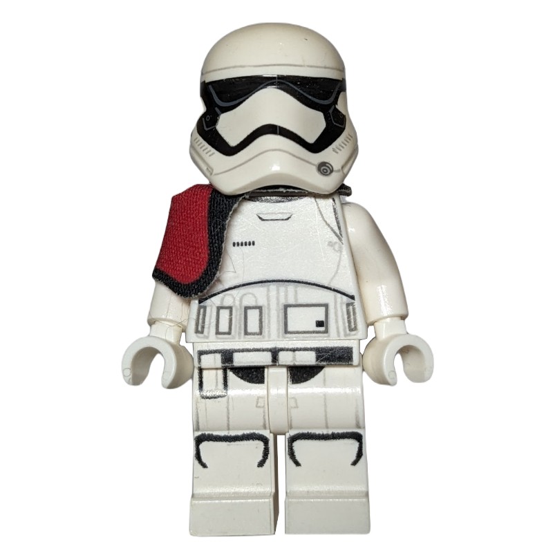 LEGO Set fig-004148 Stormtrooper Officer, First Order, Dark Red ...