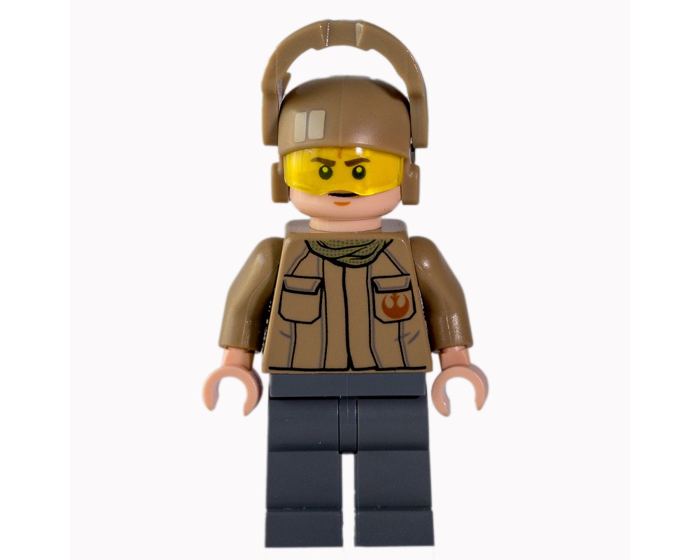 LEGO Set fig-004177 Resistance Soldier, Dark Tan Helmet, Dark Tan Shirt ...