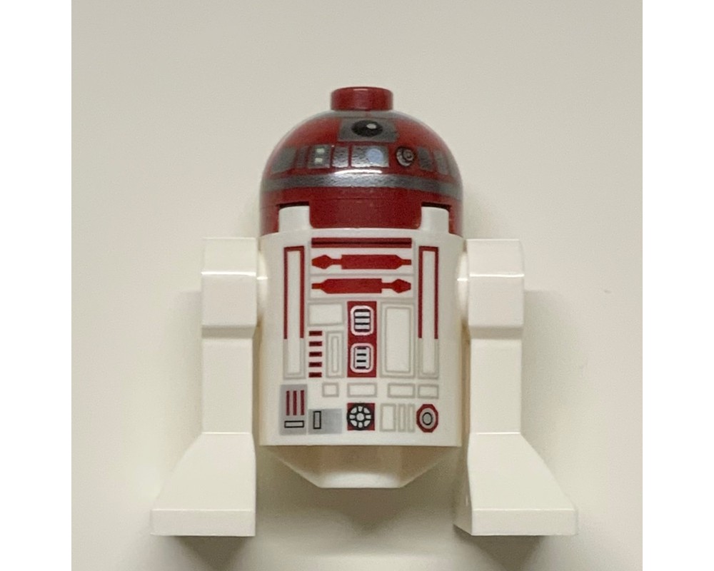 LEGO Set fig-004184 Astromech Droid, R4-P17, Yellow/Orange Rectangles ...