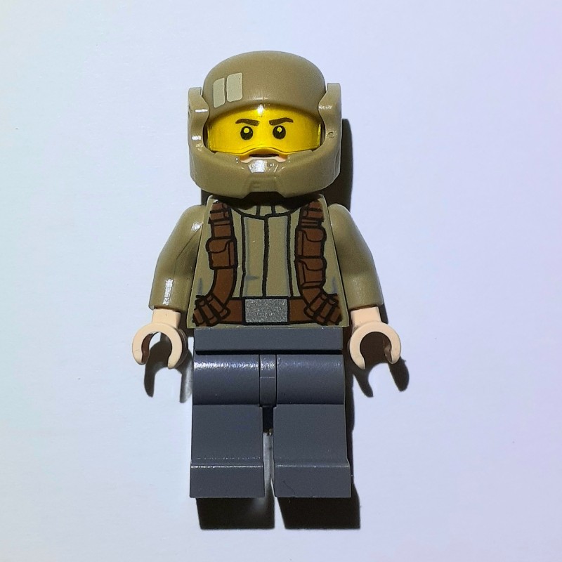 LEGO Set fig-004199 Resistance Soldier, Dark Tan Helmet, Dark Tan Shirt ...
