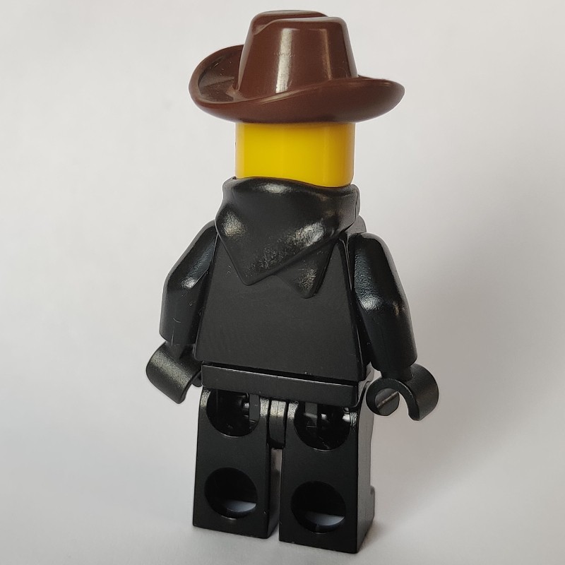 LEGO Set fig-004363 Bandit - Western, Black Jacket, Black Handkerchief ...