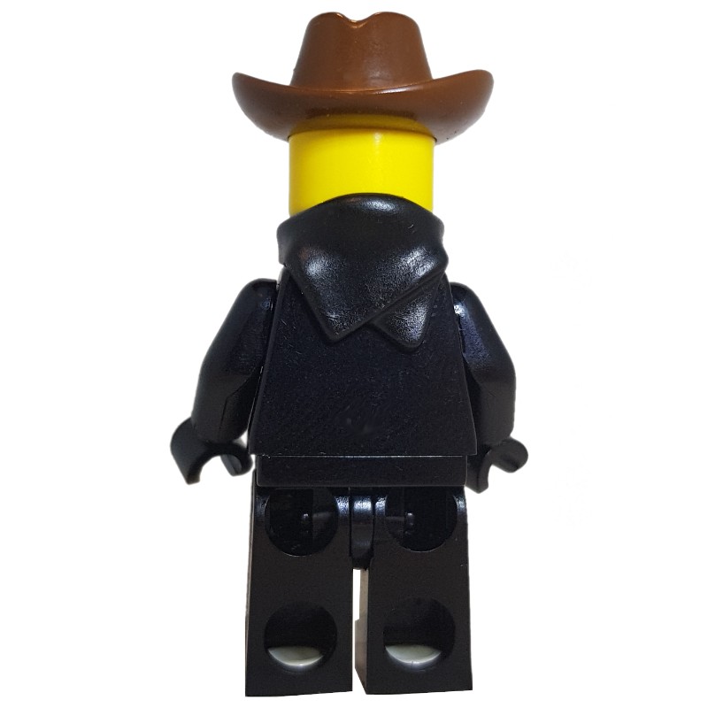 LEGO Set fig-004363 Bandit - Western, Black Jacket, Black Handkerchief ...