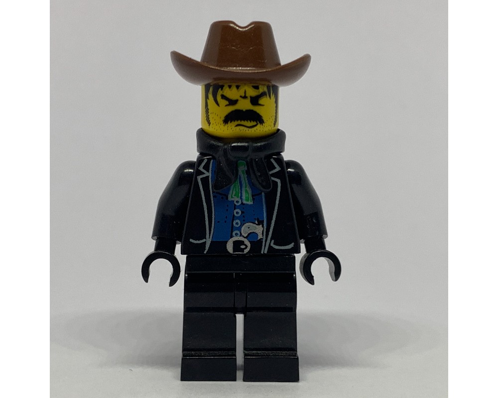 LEGO Set fig-004363 Bandit - Western, Black Jacket, Black Handkerchief ...