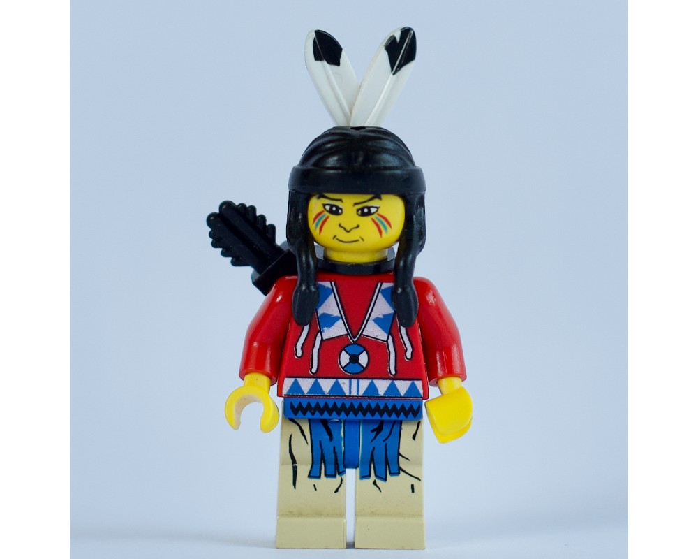 LEGO Set fig-004372 Indian, Red Shirt, Quiver (1997 Western ...