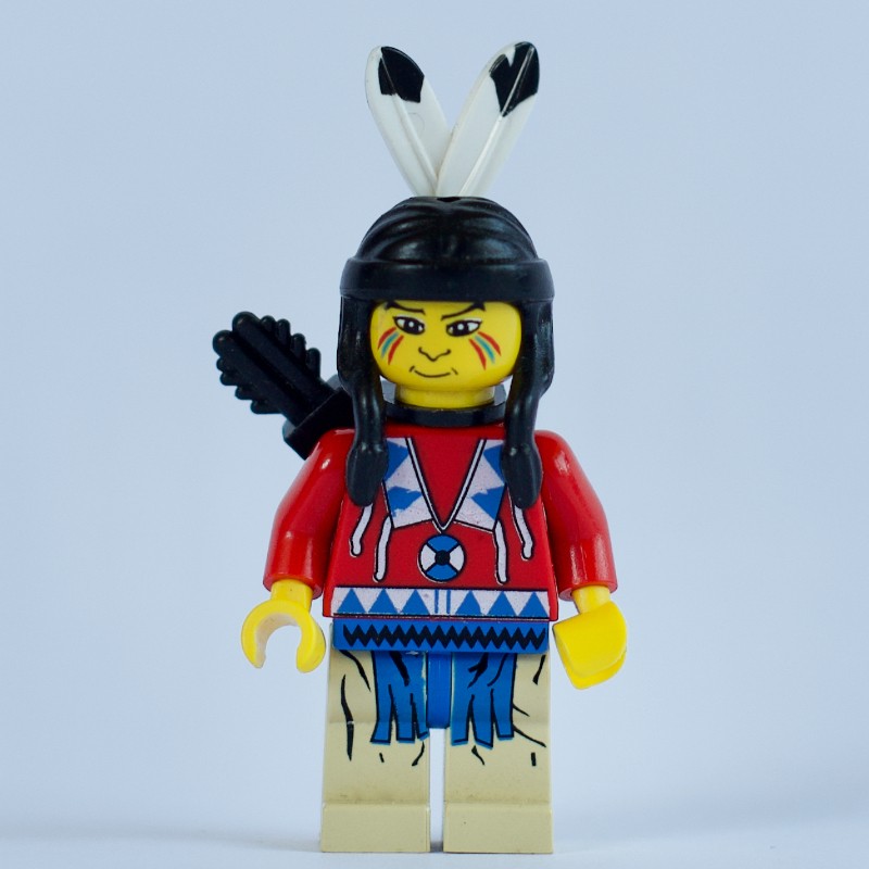 LEGO Set fig-004372 Indian, Red Shirt, Quiver (1997 Western > Indians ...