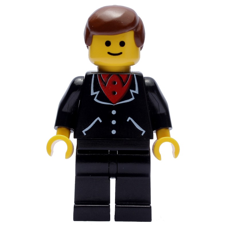 LEGO Set fig-004392 Man - Black Suit | Rebrickable - Build with LEGO