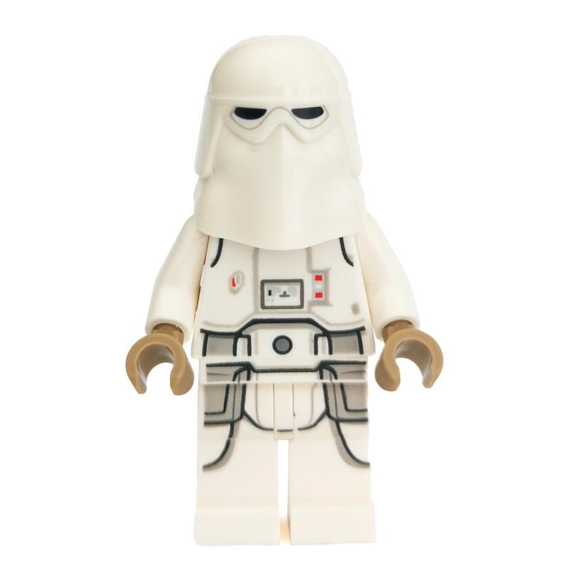 LEGO Set fig-004408 Snowtrooper, White Hips, Printed Legs, Dark Tan ...