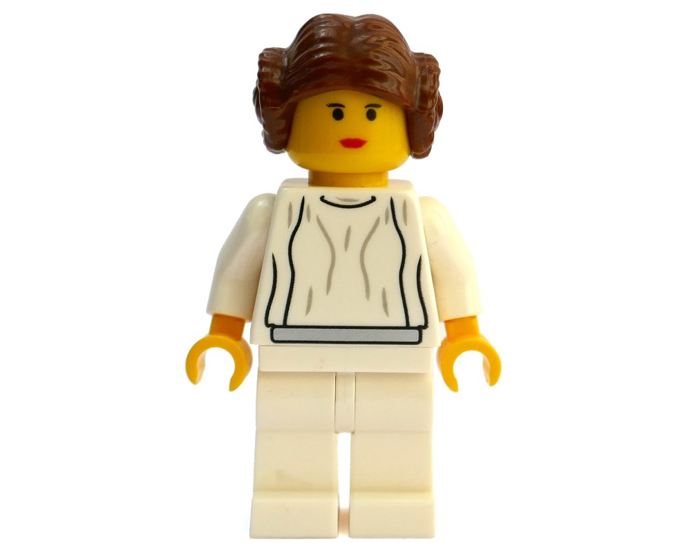 LEGO Set fig-004425 Princess Leia, White Robe, Yellow Skin (3626c Head ...