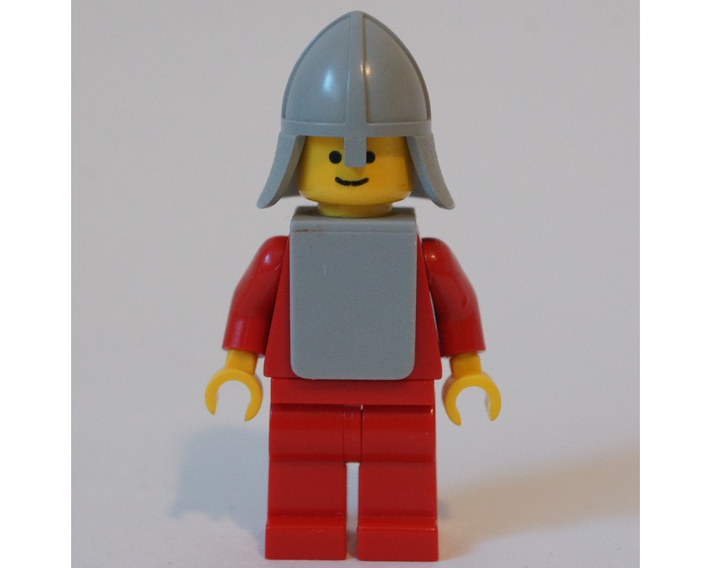 LEGO Set fig-004433 Knight (Yellow Castle) - Red | Rebrickable - Build ...