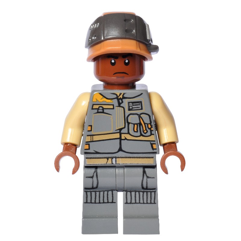 LEGO Set fig-004527 Corporal Tonc / Rebel Trooper with Reddish Brown ...