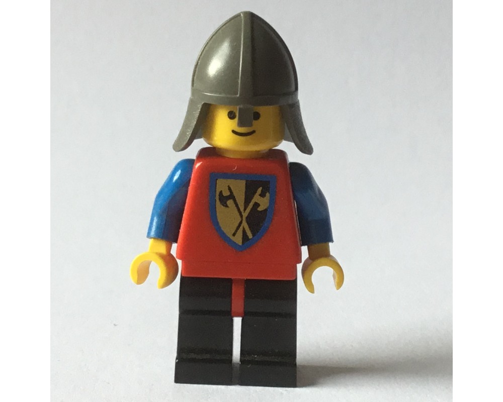 LEGO Set fig-004538 Knight (Crusader Axe) - Black Legs | Rebrickable ...