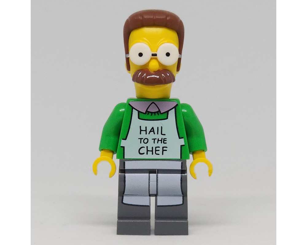 LEGO Set fig-004545 Ned Flanders in Apron | Rebrickable - Build with LEGO