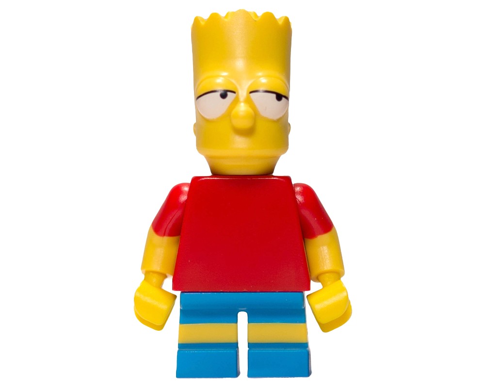 LEGO Set fig-004548 Bart Simpson with Half Closed Eyes | Rebrickable ...
