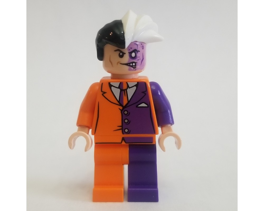 LEGO Set fig-004557 Two-Face in Orange and Purple Suit | Rebrickable ...