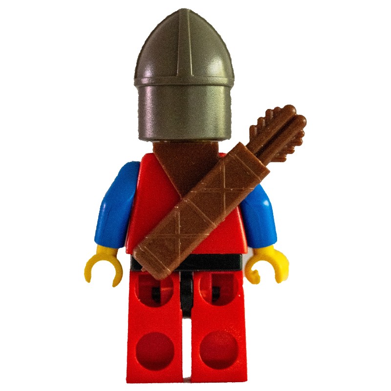 LEGO Set fig-004574 Archer (Crusader Axe) - Red Legs | Rebrickable ...