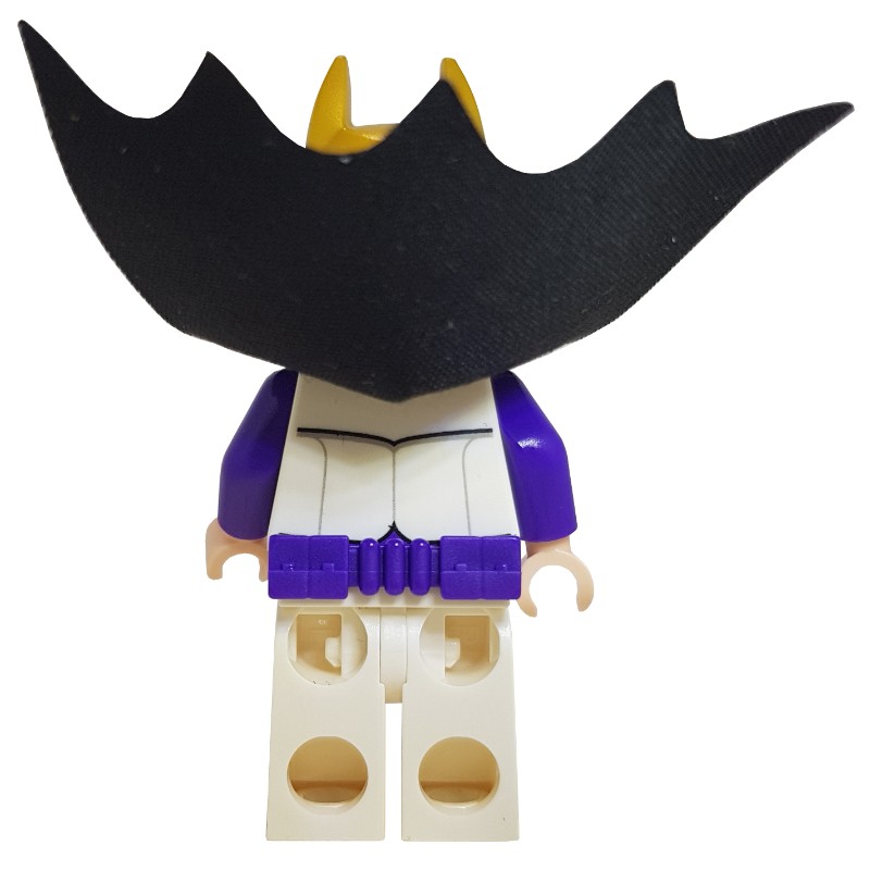 LEGO Set fig-004613 Batman, White Suit, Gold Cape and Cowl (Roller ...