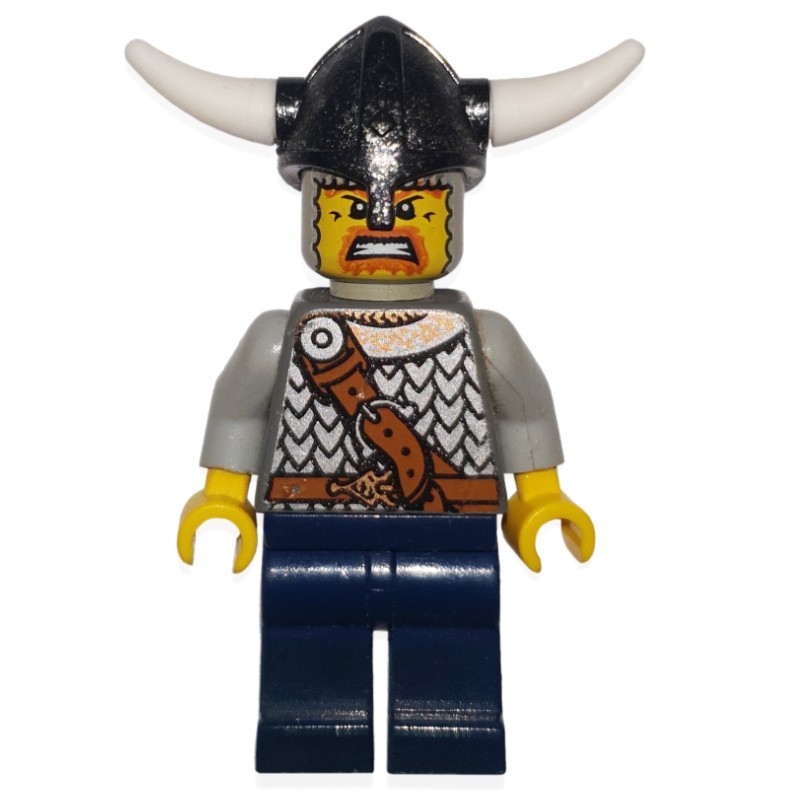 LEGO Set fig-004672 Viking Warrior - Armour, Light Bluish Grey Arms ...
