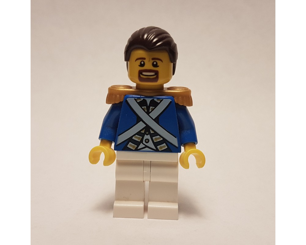 LEGO Set fig-004714 Soldier (Bluecoat) - Sergeant, Brown Goatee (2015 ...