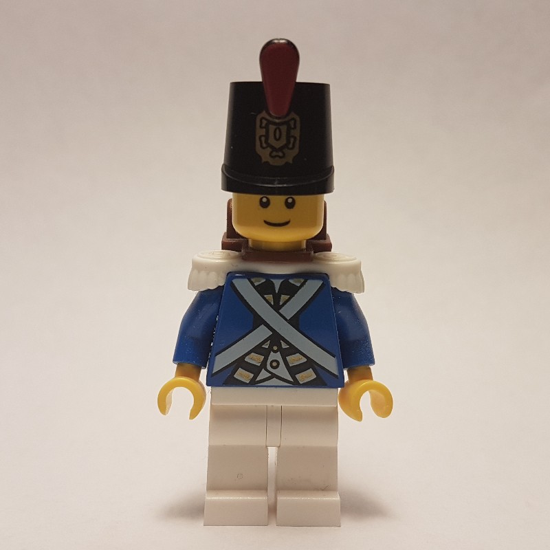 LEGO Set fig-004715 Soldier (Bluecoat) - Smile | Rebrickable - Build ...