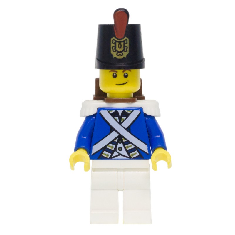 LEGO Set fig-004716 Soldier (Bluecoat) - Lopsided Smile | Rebrickable ...