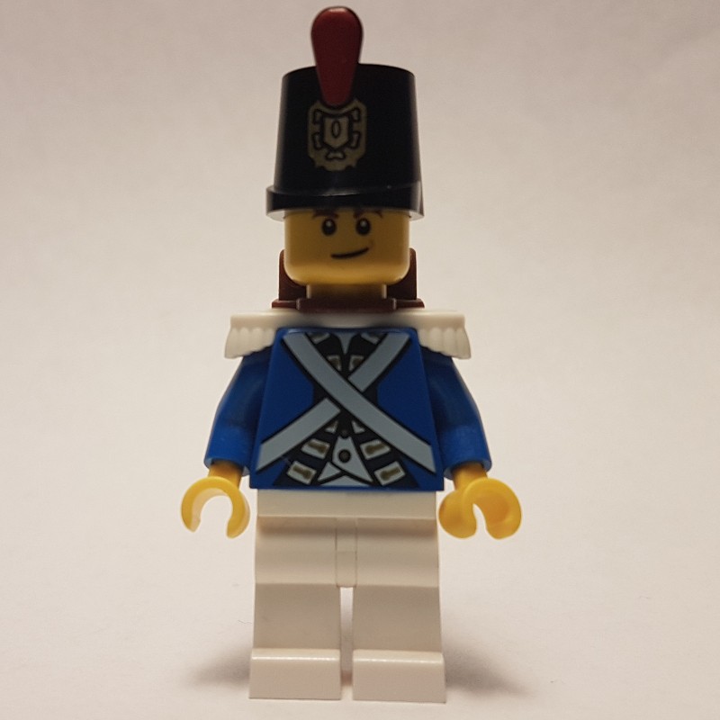 LEGO Set fig-004716 Soldier (Bluecoat) - Lopsided Smile | Rebrickable ...