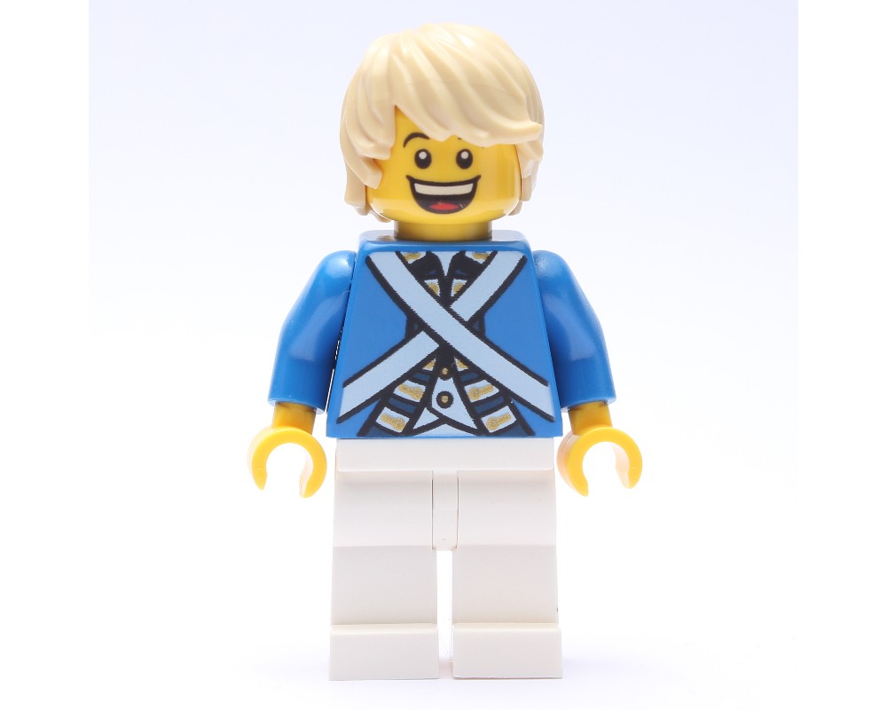 LEGO Set fig-004721 Soldier (Bluecoat) - Tan Hair | Rebrickable - Build ...