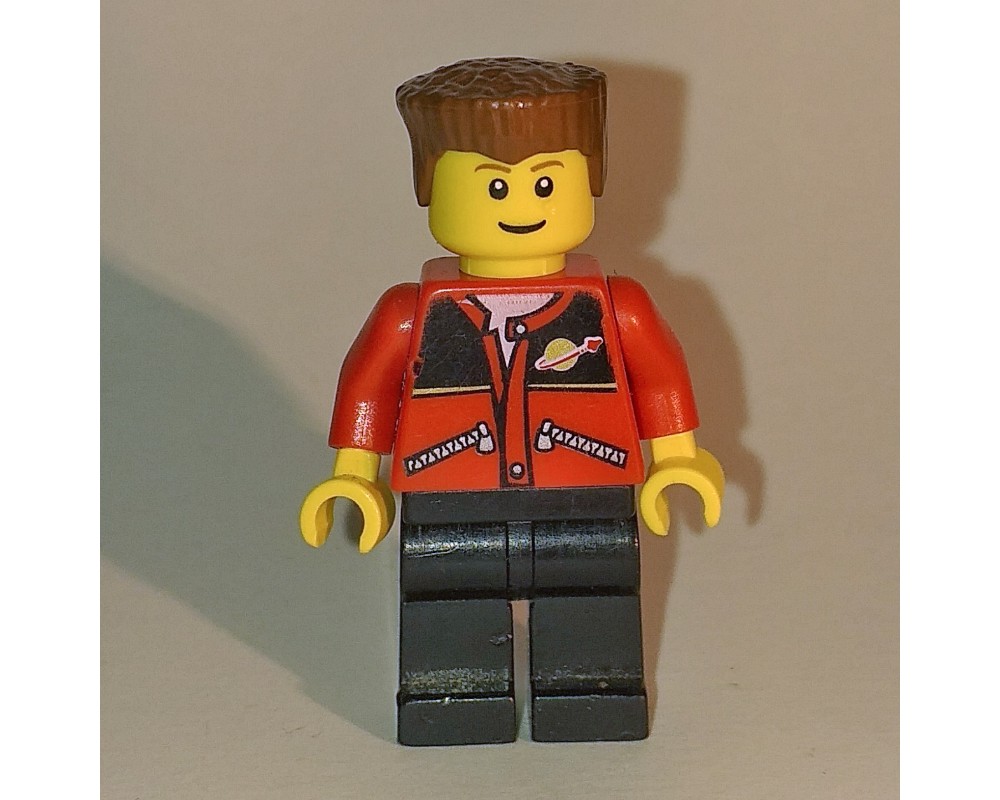 LEGO Set fig-004776 Man - Red Jacket, Black Legs | Rebrickable - Build ...