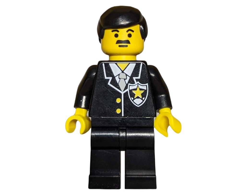LEGO Set fig-004794 Police - Sheriff, Black Suit | Rebrickable - Build ...