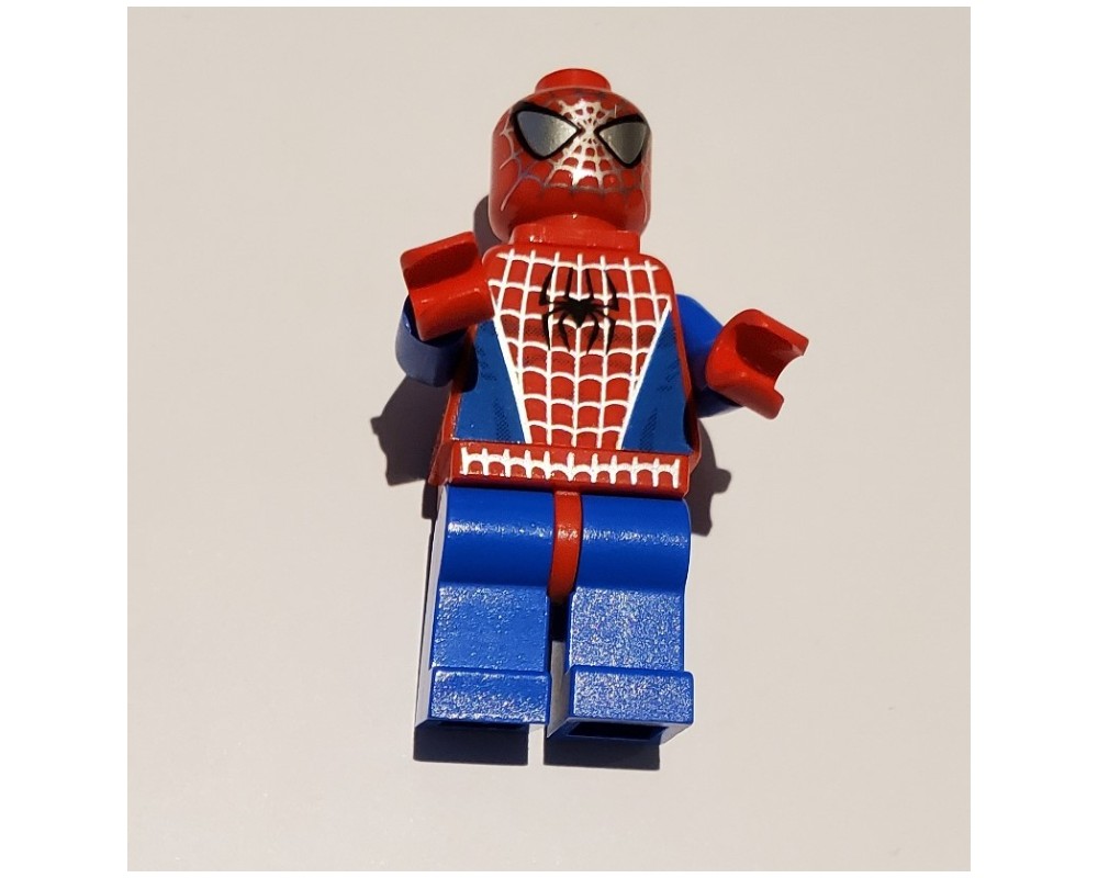LEGO Set fig-004915 Spider-Man with Neck Bracket | Rebrickable - Build ...
