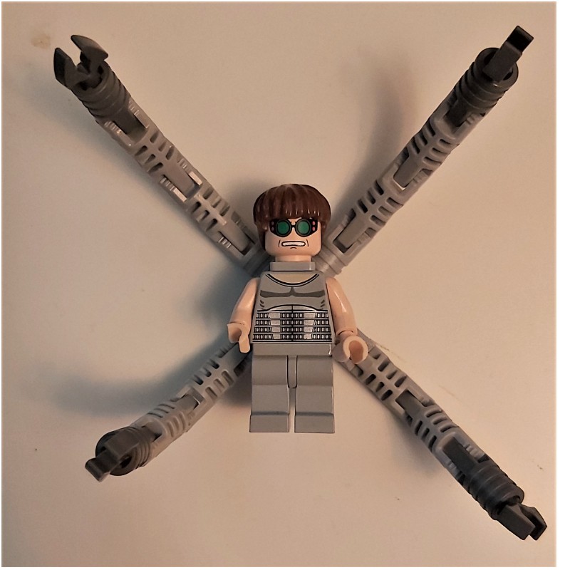 LEGO Set fig-004936 Dr. Octopus / Doc Ock with Green Glasses and Light ...