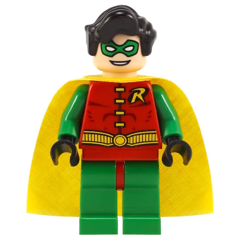 LEGO Set fig-004997 Robin with Green Eyemask and Plain Green Legs with ...