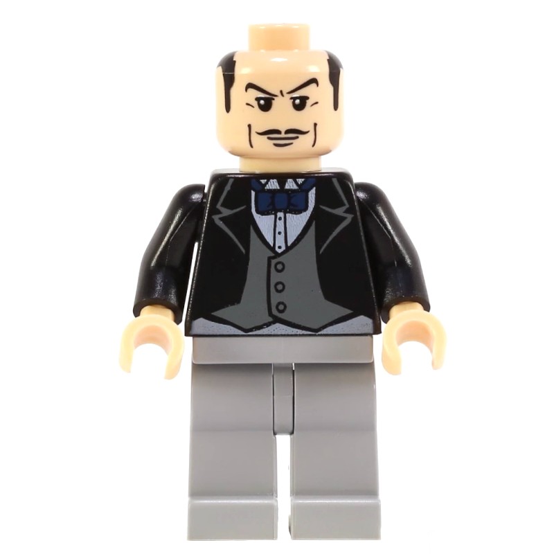 LEGO Set fig-005000 Alfred Pennyworth, Printed Black Hair | Rebrickable ...