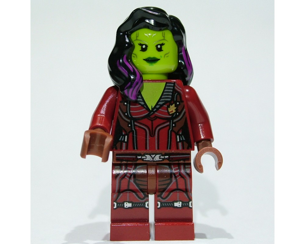 LEGO Set fig-005029 Gamora in Dark Red Outfit | Rebrickable - Build ...