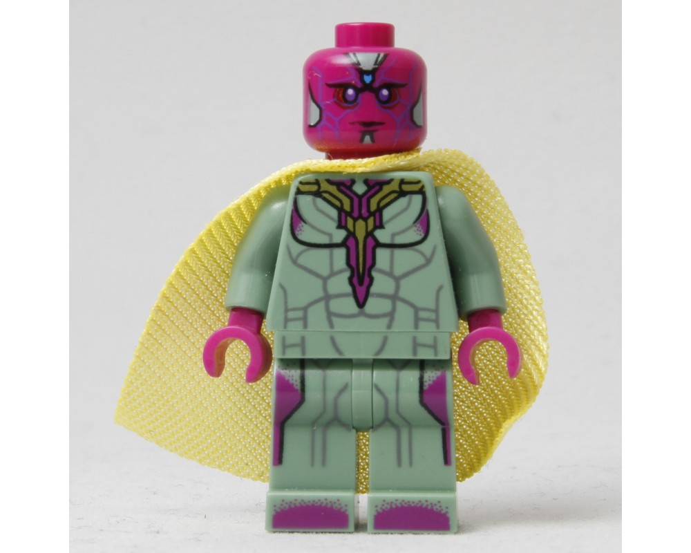 LEGO Set fig-005061 Vision with Infinity Stone on Forehead ...