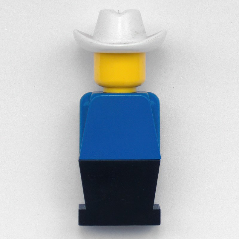 LEGO Set fig-005135 LEGOLAND Blue Torso, Black Legs, With Cowboy Head ...
