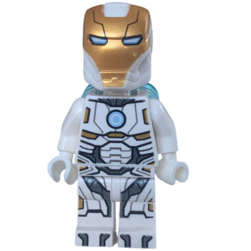 LEGO Set fig-005309 Iron Man Mark 39 Armor, White Space Suit / Gemini ...
